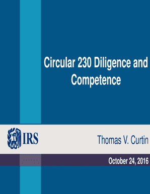 Fillable Online Circular 230 Diligence and Fax Email Print - pdfFiller