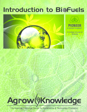 Fillable Online Introduction to BioFuels Fax Email Print - pdfFiller