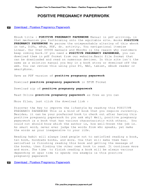Fillable Online Register Free To Download Files File Name : Positive ...
