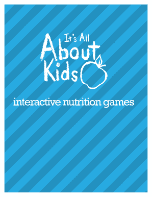 Fillable Online interactive nutrition games Fax Email Print - pdfFiller