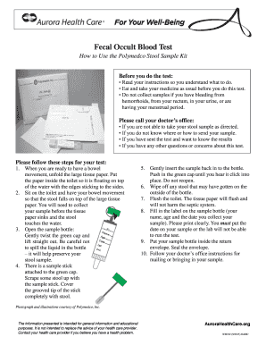 Fillable Online How to Use the Polymedco Stool Sample Kit Fax Email ...