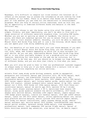 Scout Guide Jhanda Geet - Fill Online, Printable, Fillable, Blank ...