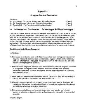 Fillable Online Hiring an Outside Contractor Fax Email Print - pdfFiller