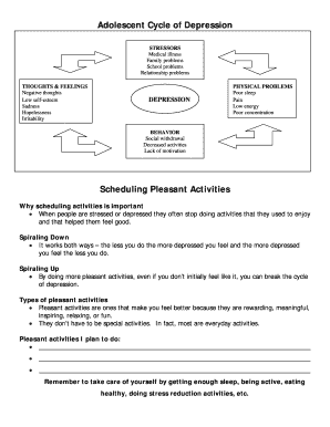 Fillable Online Adolescent Cycle of Depression Fax Email Print - pdfFiller