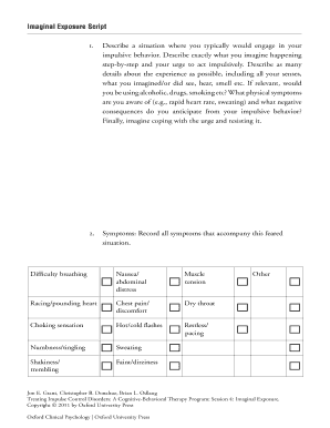 Fillable Online Imaginal Exposure Script Fax Email Print - pdfFiller