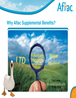 Fillable Online Why Aflac Supplemental Benefits Fax Email Print - pdfFiller