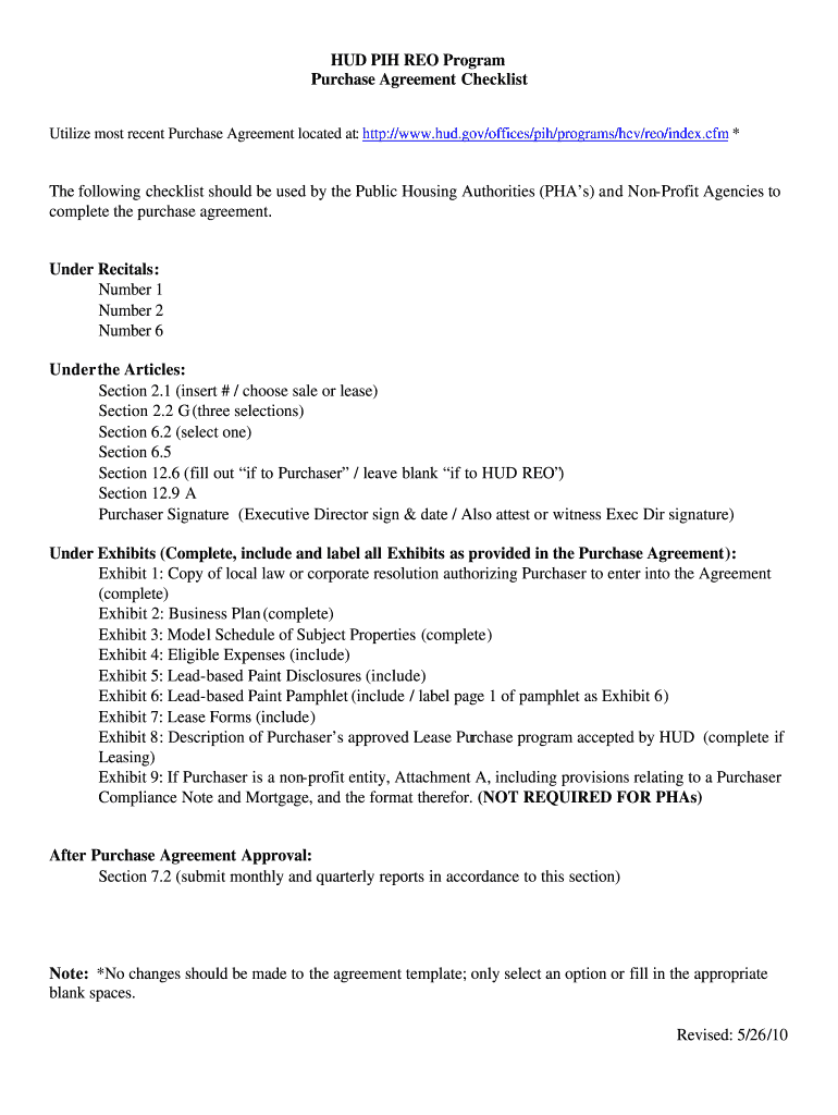 Fillable Online HUD PIH REO Program Fax Email Print - pdfFiller