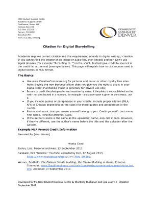 Fillable Online CCD Student Success Center Fax Email Print - pdfFiller