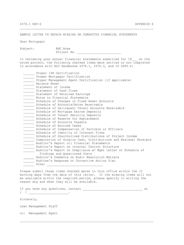 Fillable Online Sample Letter of Application Appendix B and Guidelines ...