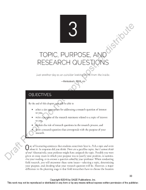 Fillable Online TOPIC, PURPOSE, AND Fax Email Print - pdfFiller