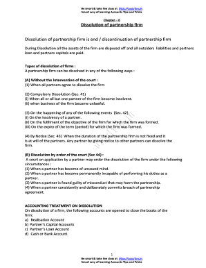 Fillable Online PARTNERSHIP DISSOLUTION AGREEMENT TEMPLATE Fax Email ...