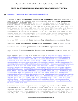 Fillable Online Register Free To Download Files File Name : Partnership ...