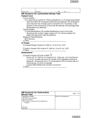 Fillable Online meet the criteria for contraction stress test are ...