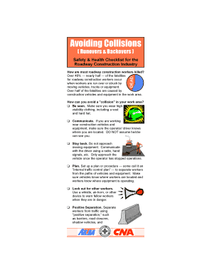 Fillable Online Avoiding Collisions Fax Email Print - pdfFiller