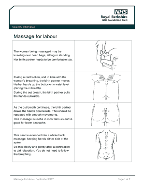 Fillable Online Massage for labour Fax Email Print - pdfFiller