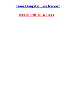 Fillable Online Sms Hospital Lab Report Fax Email Print - pdfFiller