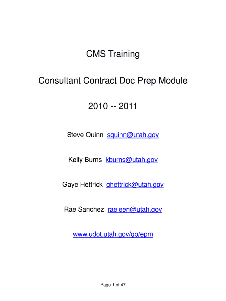 Fillable Online CMS Training Fax Email Print - pdfFiller