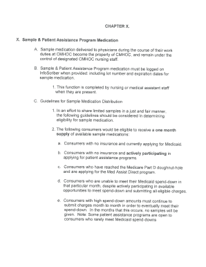 Fillable Online Sample & Patient Assistance Program Medication Fax ...