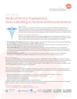 Fillable Online Medical Device Translations: Fax Email Print - pdfFiller