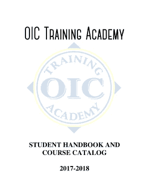 Fillable Online OIC Training Academy exists to help people help ...