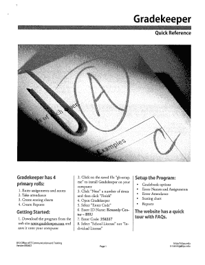 Fillable Online Gradekeeper has 4 Fax Email Print - pdfFiller