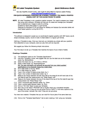 Fillable Online A4 Label Template System Fax Email Print - pdfFiller