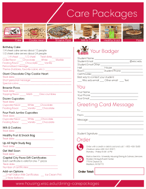 Fillable Online carepackages-form Fax Email Print - pdfFiller