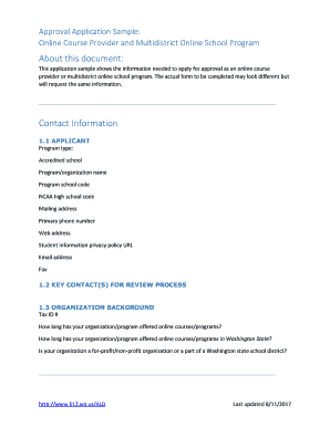 Fillable Online Approval Application Sample: Fax Email Print - pdfFiller