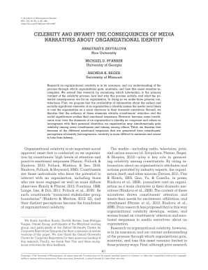 Fillable Online CELEBRITY AND INFAMY Fax Email Print - pdfFiller