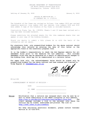 Fillable Online NOTICE OF REVISION NO Fax Email Print - pdfFiller