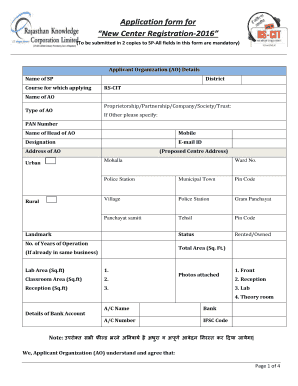 Fillable Online Application form for - Apply For New E-Mitra Apply for ...