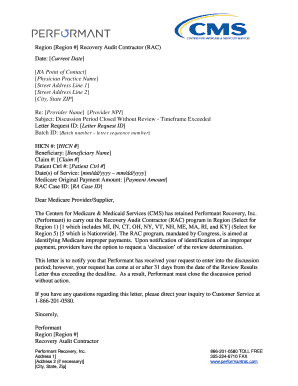 Fillable Online Discussion Closed Days Exceeded template - Performant ...