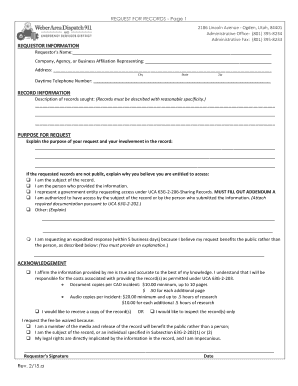 Fillable Online Weber911 - Forms Fax Email Print - pdfFiller