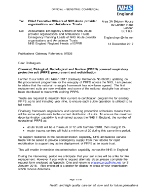 Fillable Online Letter from - NHS England Fax Email Print - pdfFiller
