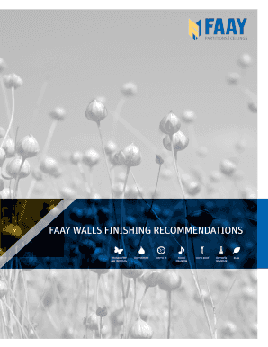 Fillable Online faay walls finishing recommendations - Faay Vianen bv ...