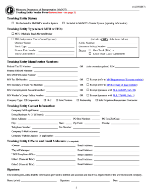 Fillable Online trucking-company-vendor-form 1-15 - CF.docx Fax Email ...