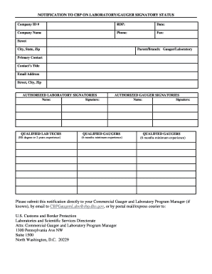Fillable Online Signatory Listing Template Fax Email Print - pdfFiller