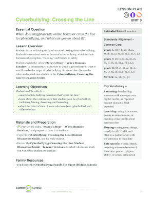 Fillable Online to cyberbullying, and what can you do about it Fax ...