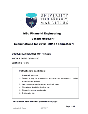 Utm Past Papers Sbmf - Fill Online, Printable, Fillable, Blank | pdfFiller