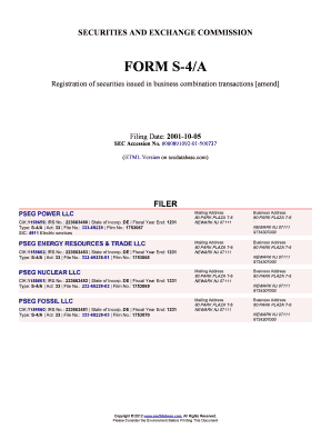 Fillable Online PSEG POWER LLC (Form. Accession Number Fax Email Print ...