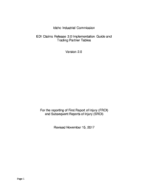 Fillable Online Claims Electronic Data Interchange Implementation Guide Fax Email Print - pdfFiller