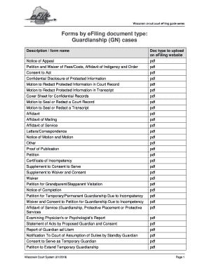 Fillable Online Forms by eFiling document type Fax Email Print - pdfFiller