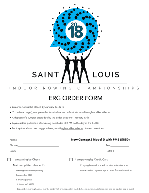 Fillable Online Erg Order Form - Squarespace Fax Email Print - pdfFiller