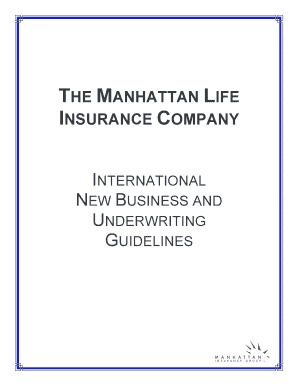 Fillable Online THE MANHATTAN LIFE Fax Email Print - pdfFiller