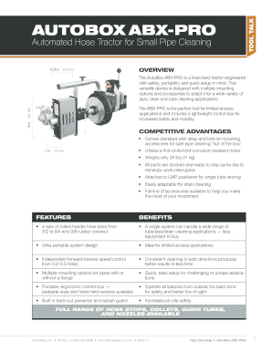 Fillable Online autobox abx-500 - StoneAge Waterblast Tools Fax Email ...