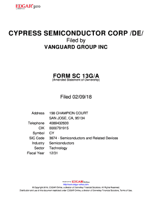 Fillable Online CYPRESS SEMICONDUCTOR CORP /DE/. FORM SC 13G/A (Amended ...