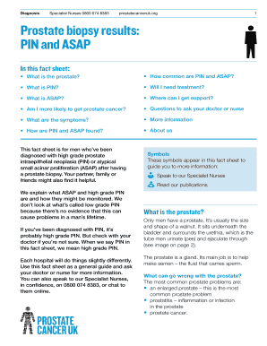 Fillable Online Understanding the PSA test A guide for men ...