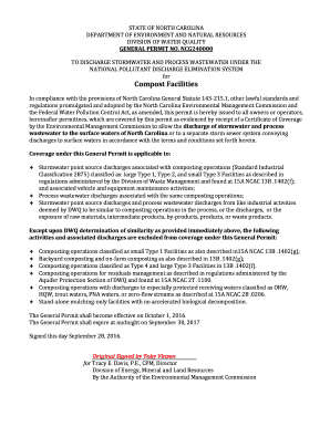 Fillable Online NPDES Stormwater Discharge Permit for Construction ...