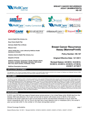 Fillable Online Applied Behavioral Analysis Services - WellCare Fax Email Print - pdfFiller