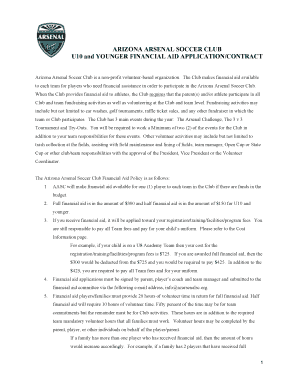 Fillable Online 2017-2018-U10-and-Younger-Financial-Aid-Form-Rev-SN1 ...